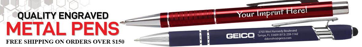 Custom Metal Pens - Personalized with your logo - 4Pens.com
